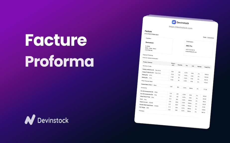 Tous ce qu'il faut savoir sur une facture proforma